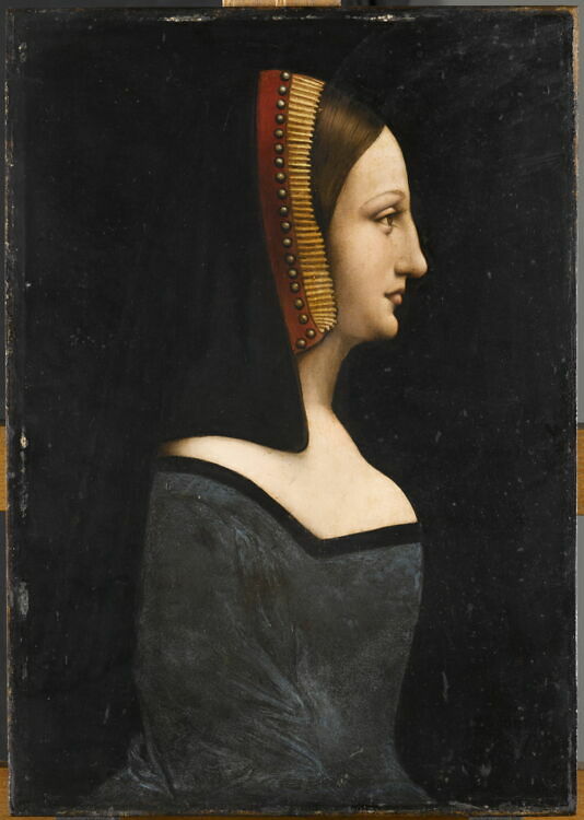 Portrait de femme, dit La Belle Ferronnière - Louvre site des collections