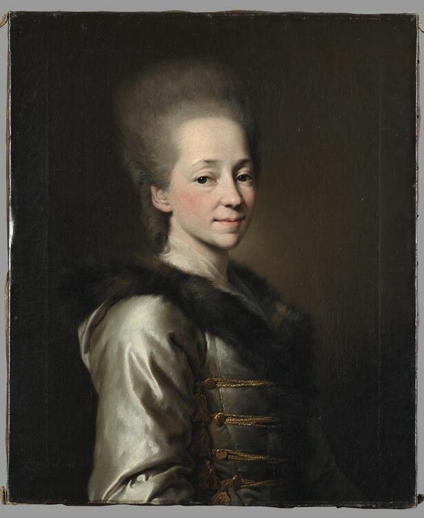 Portrait de Maria Ivanovna Narychkine (1731-1807), dit auparavant ...