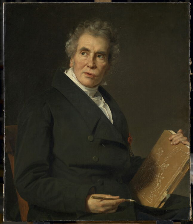 Portrait du peintre Jacques Louis David (1748-1825) - Louvre site des ...