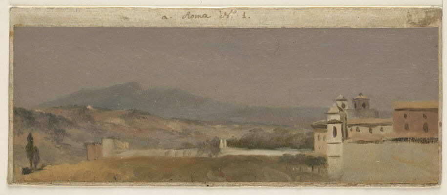 Vue prise à Rome - Louvre site des collections