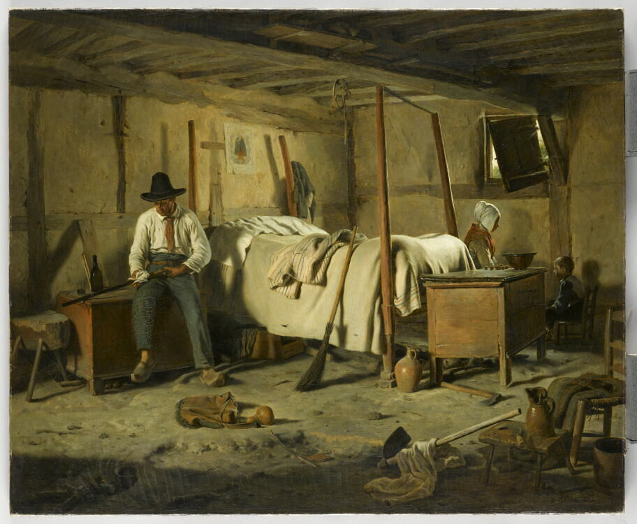 Le braconnier - Louvre site des collections