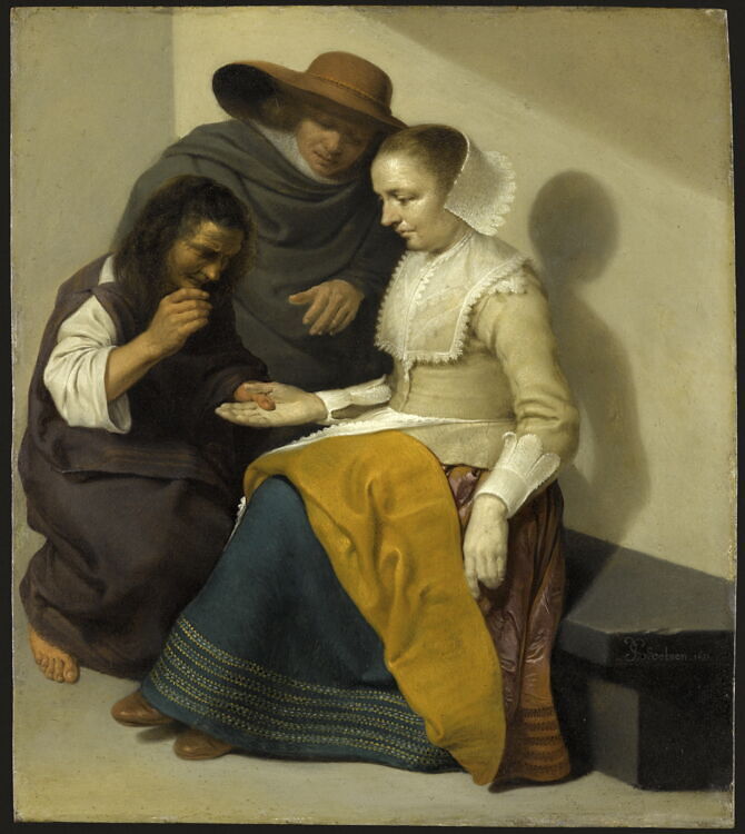 La diseuse de bonne aventure - Louvre Collections