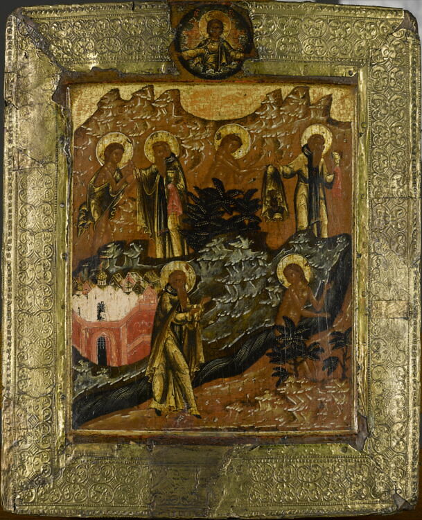 Scènes de la vie de saint Zosime et de sainte Marie l’Égyptienne : dans ...