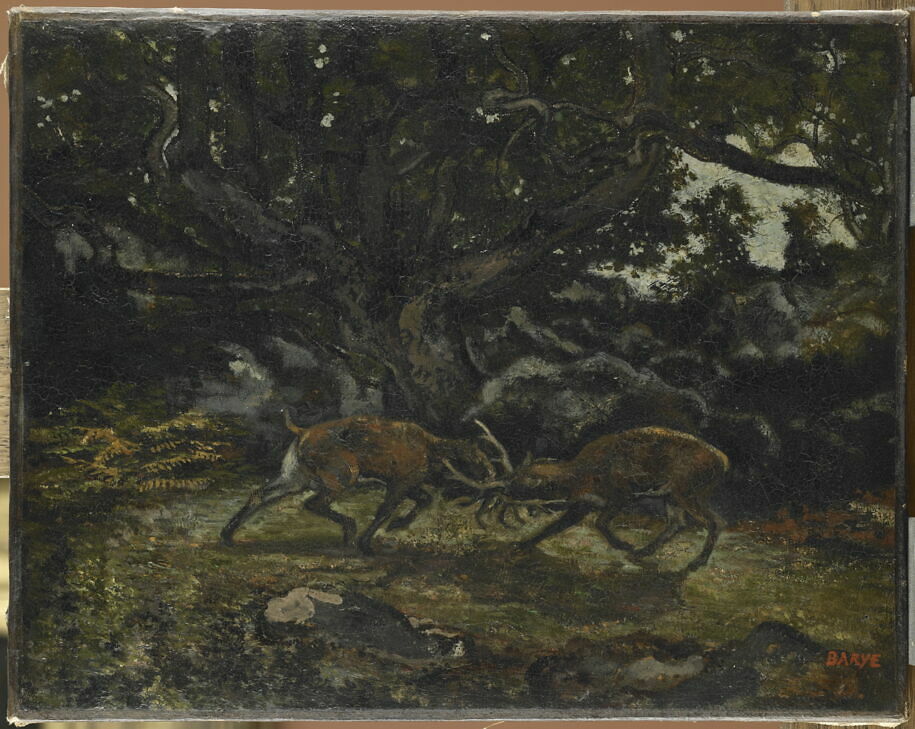 Combat de cerfs - Louvre site des collections