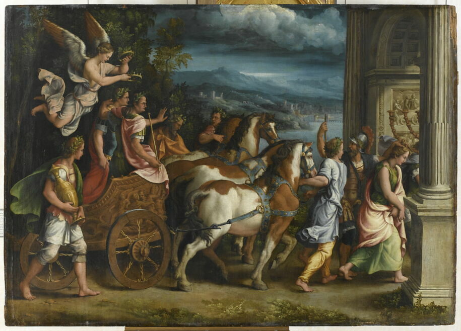 Le Triomphe de Titus et de Vespasien - Louvre site des collections