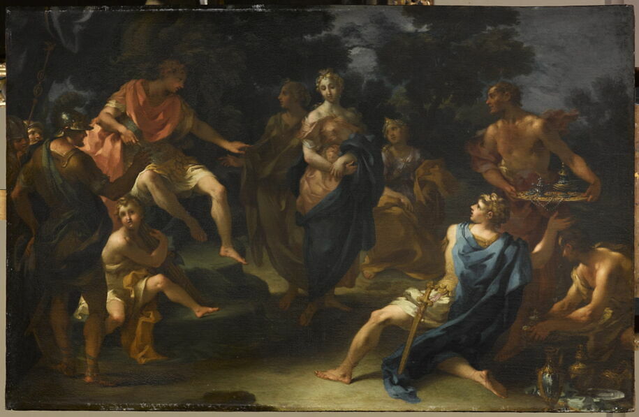 La Continence de Scipion - Louvre site des collections