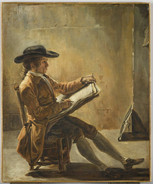 Le Dessinateur - Louvre site des collections