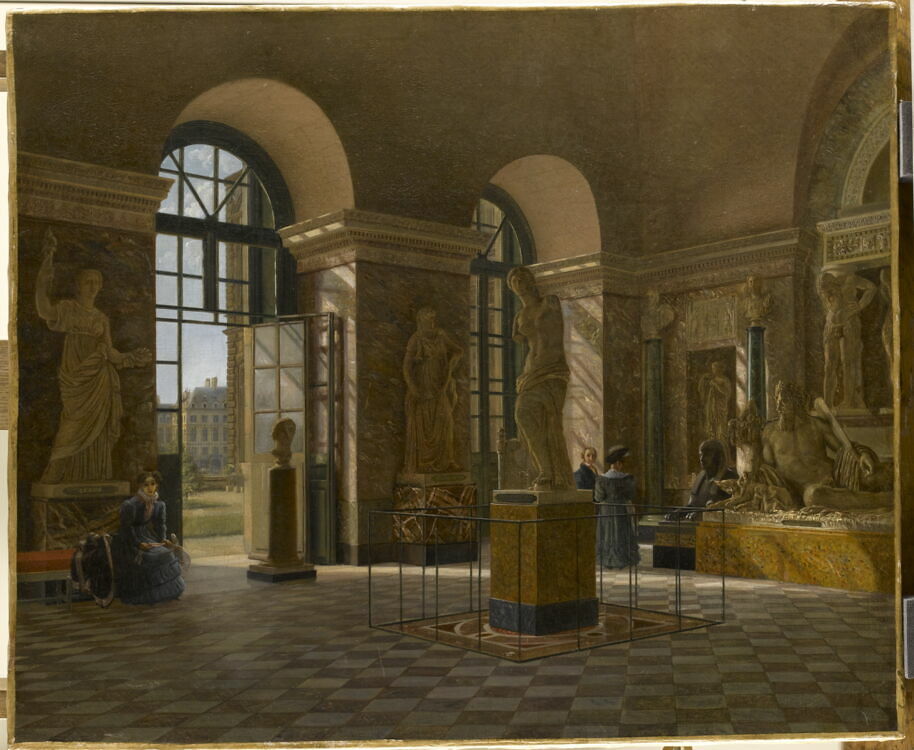 Vue de la salle du Tibre au Louvre - Louvre site des collections