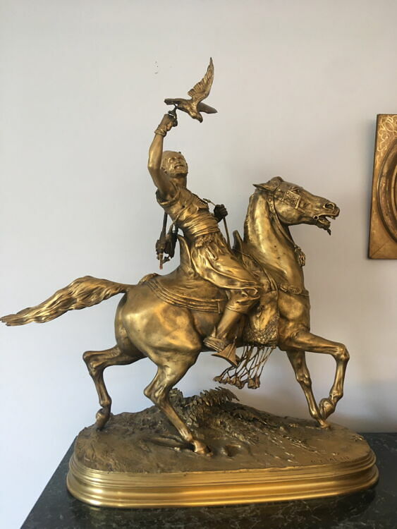 Cavalier arabe au faucon - Louvre site des collections