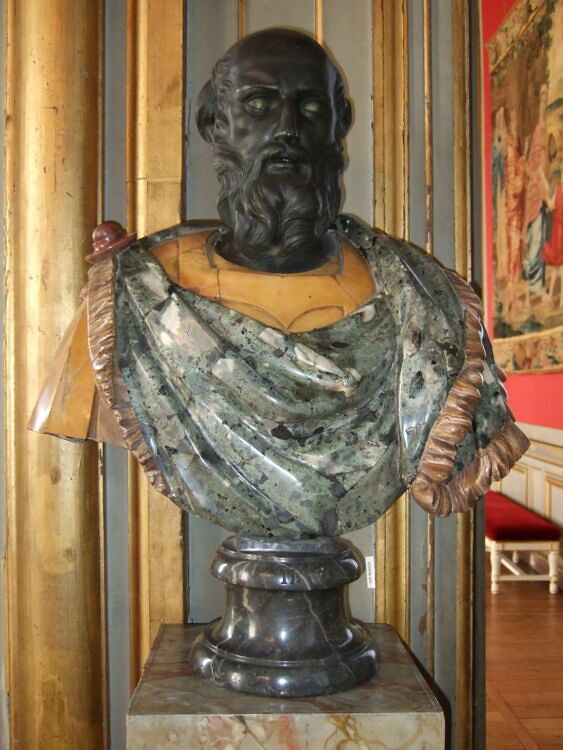 Buste d'empereur romain - Louvre site des collections