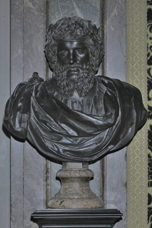 Anacréon, poète grec (VIe s. av. J.-C.) - Louvre Collections