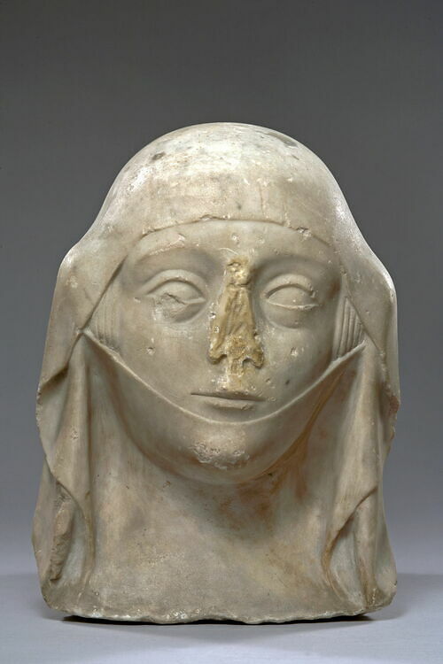 Tête de femme avec guimpe et mentonnière - Louvre site des collections