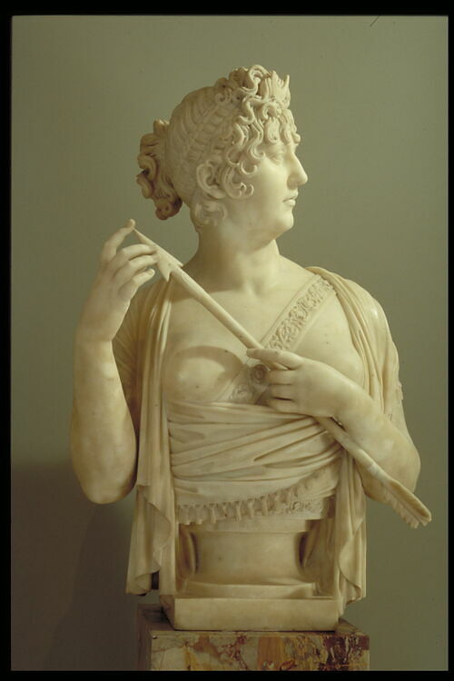 Madame de Verninac sous les attributs de Diane chasseresse - Louvre ...