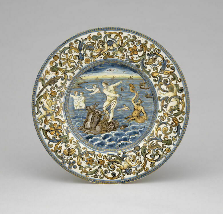 Assiette : Neptune - Louvre site des collections