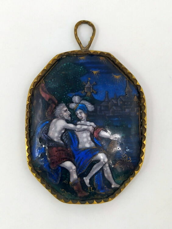 Plaque : Jason et Hypsipylé - Louvre site des collections