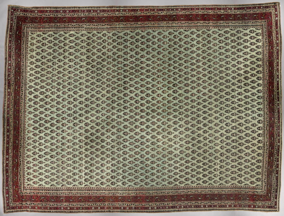 Tapis d'orient à noeuds asymétriques - Louvre site des collections