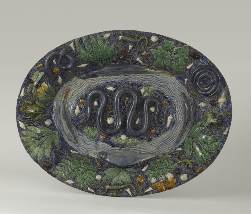 Bassin ovale : "rustiques figulines" - Louvre site des collections