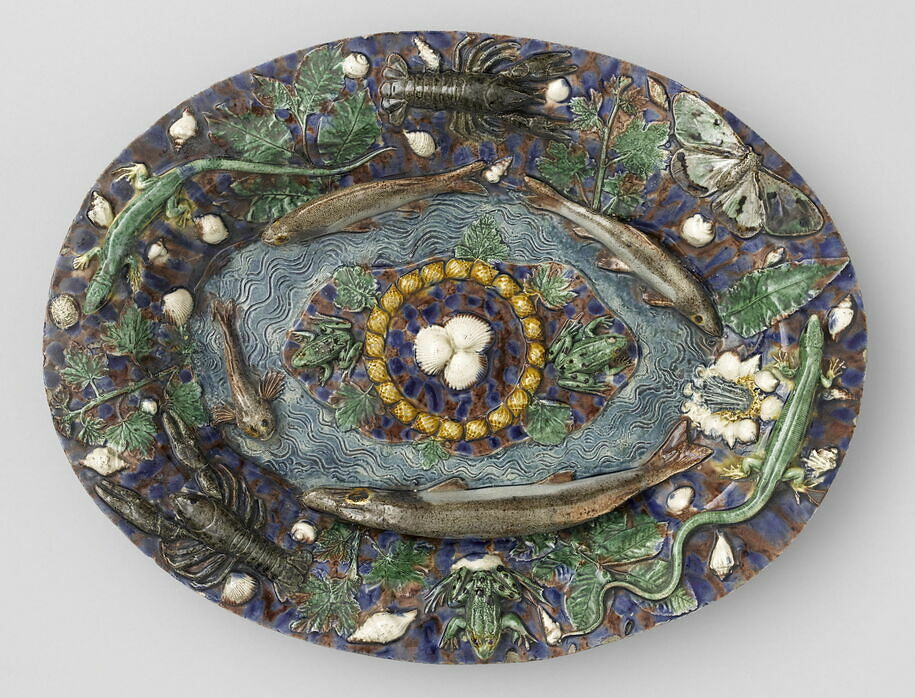 Bassin ovale : "rustiques figulines" - Louvre site des collections