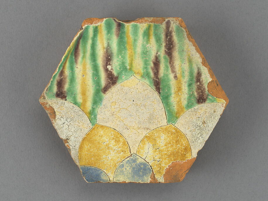 Carreau hexagonal - Louvre site des collections