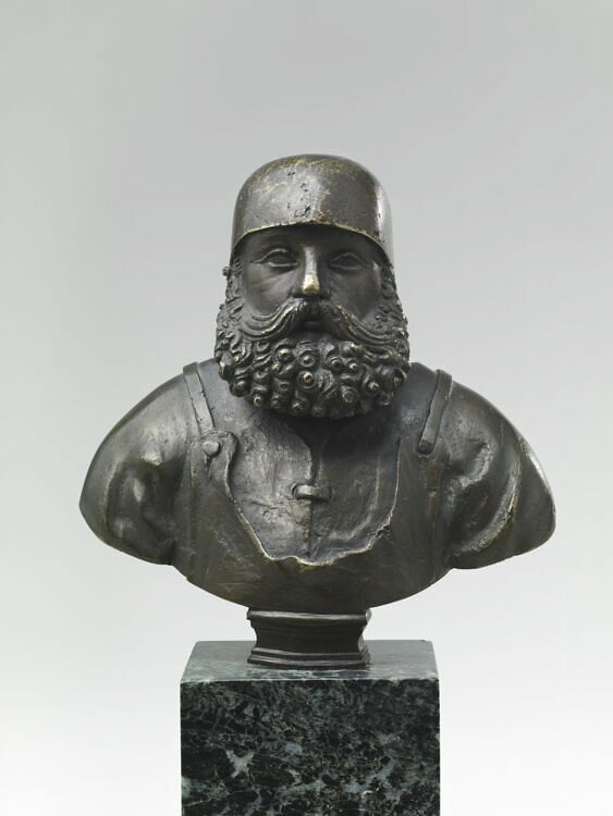 Buste : Peter Vischer par lui-même. - Louvre site des collections