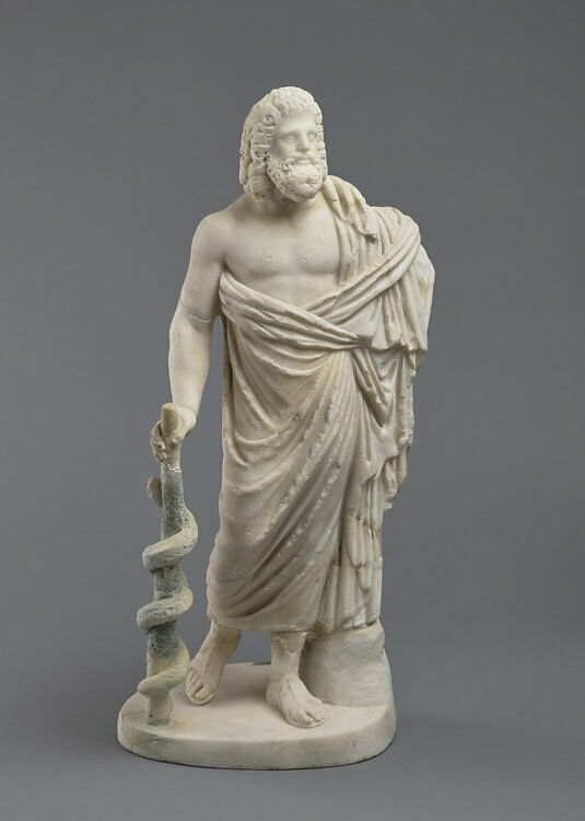 Statuette : Esculape - Louvre site des collections