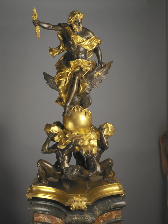 Groupe sculpté : Jupiter foudroyant les Titans - Louvre site des ...