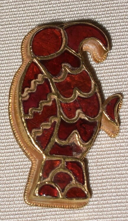 Fibule aviforme cloisonnée - Louvre Collections