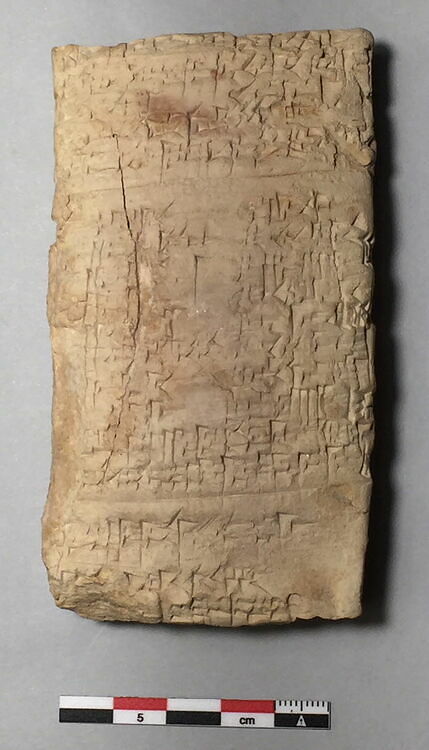 tablette ; scellement - Louvre Collections