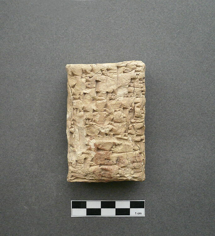 tablette ; scellement - Louvre site des collections