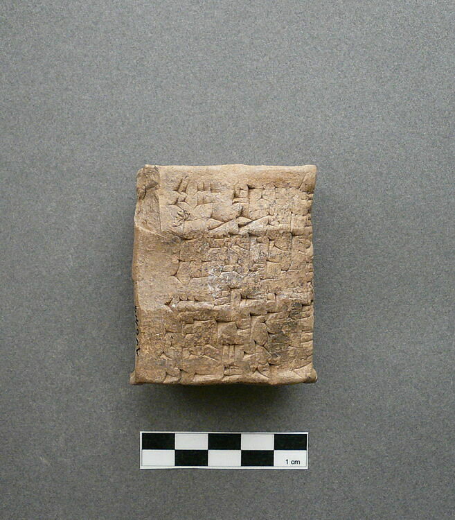 tablette ; scellement - Louvre site des collections