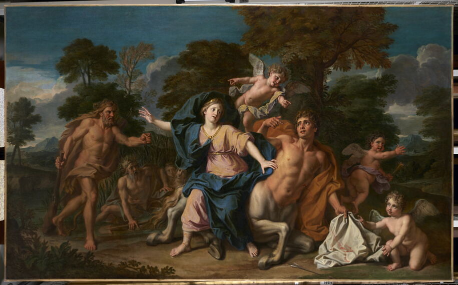 Enlèvement de Déjanire par le centaure Nessus - Louvre site des collections