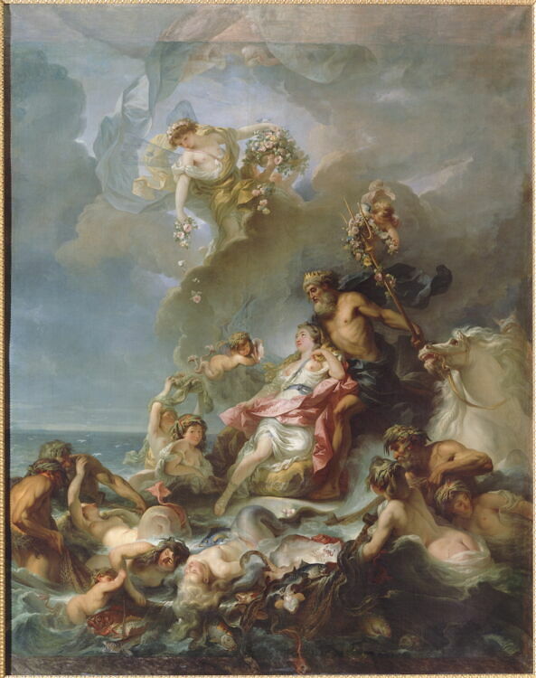 La Pêche, ou Neptune et Amphitrite - Louvre site des collections