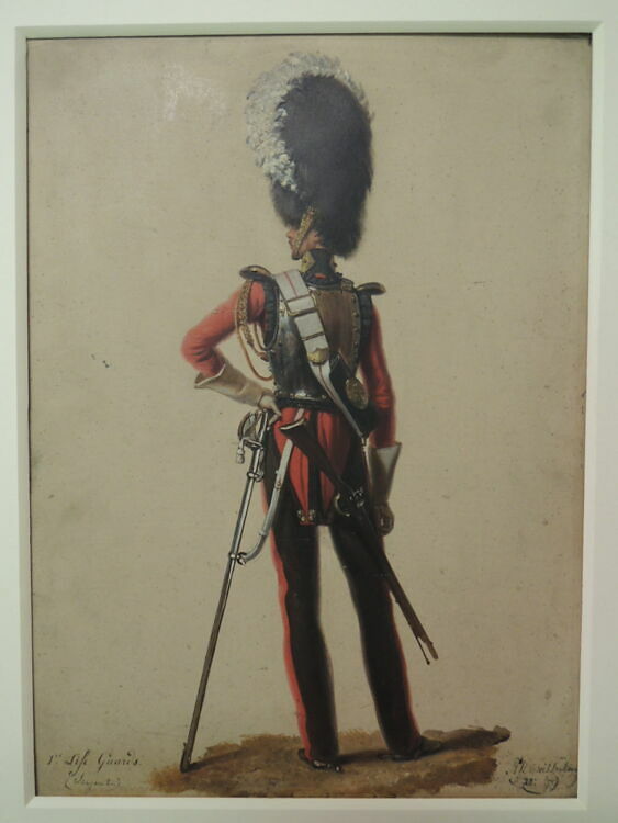 First Lige Guards - Sergent (Joseph Hemingway 24 ans) - Louvre Collections