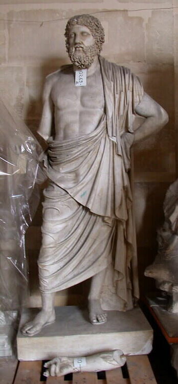 moulage ; statue ; “Zeus de Dresde”. - Louvre Collections