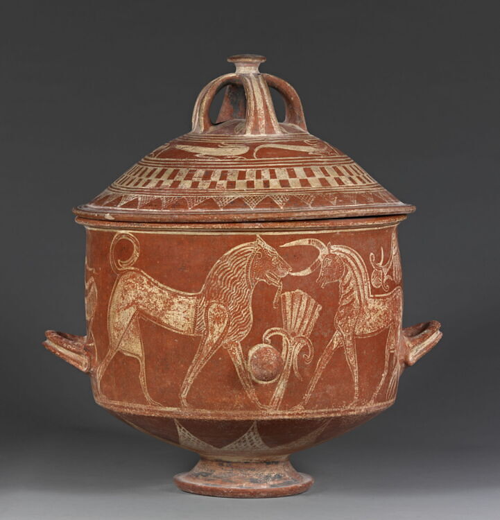 cratère ; pyxis - Louvre site des collections