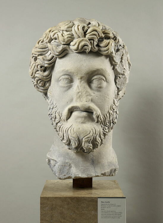 Portrait de Marc Aurèle - Louvre site des collections
