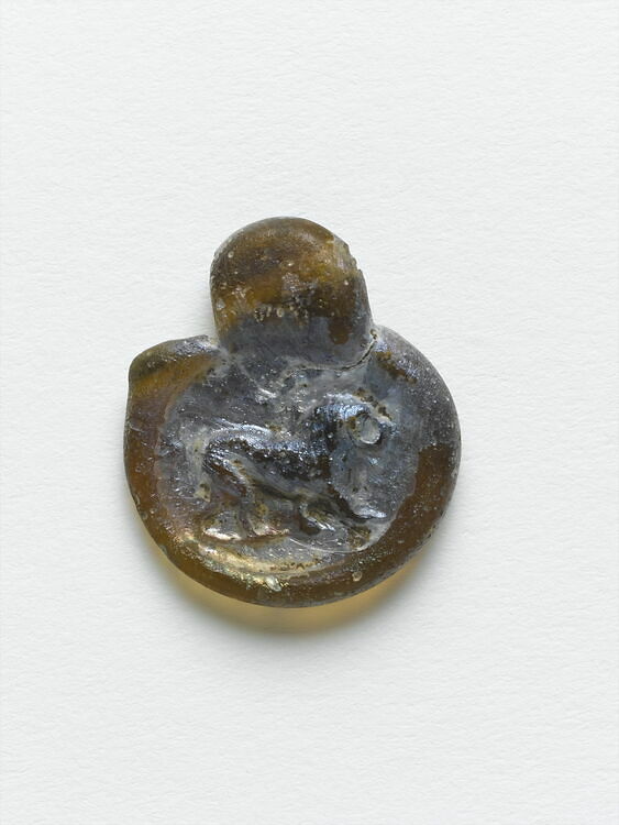 élément de collier ; amulette - Louvre site des collections