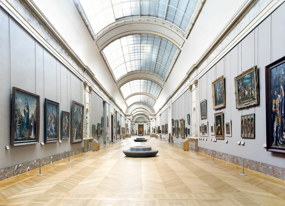 Musée du Louvre Paris XVIII 2005 (grande Galerie) - Louvre site des ...