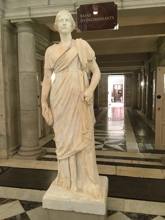 Muse dite Calliope, ou Polymnie, ou Clio - Louvre site des collections