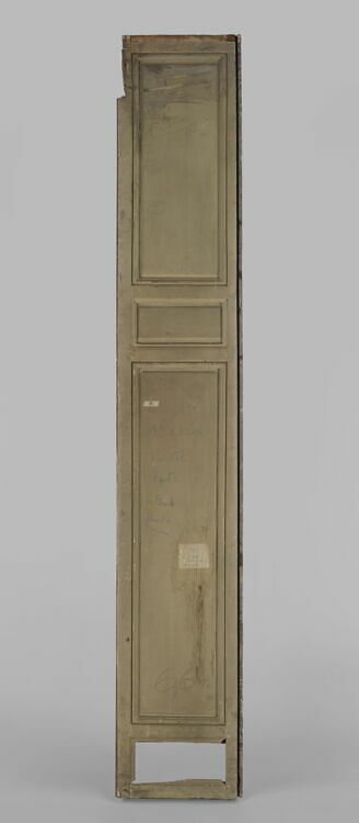 Panneau de boiserie provenant de l'hôtel d'Orrouer ("premier étage ...