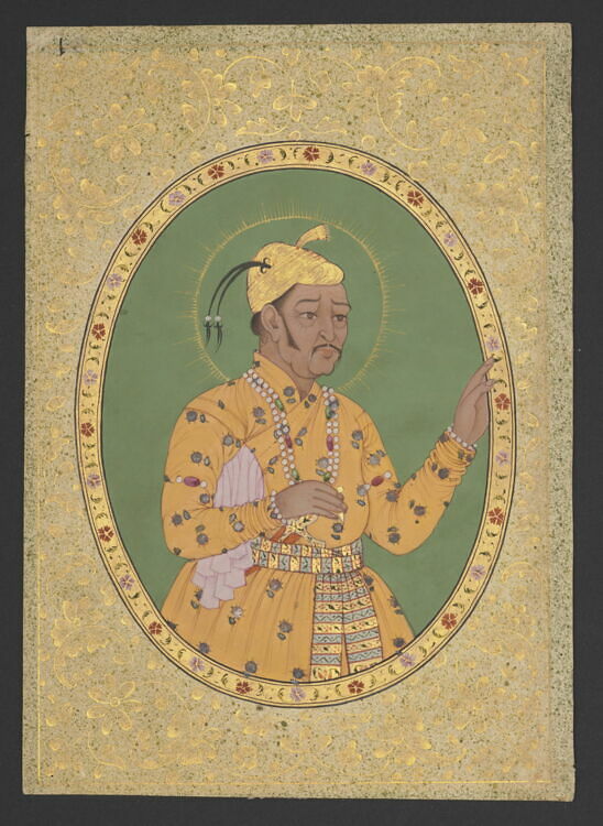 Portrait de l'empereur Akbar - Louvre site des collections