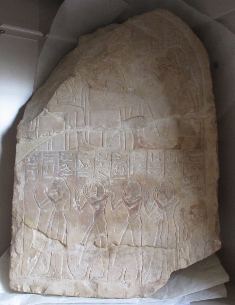 stèle cintrée ; stèle à deux registres ; Stèle de Nakhtmin - Louvre ...