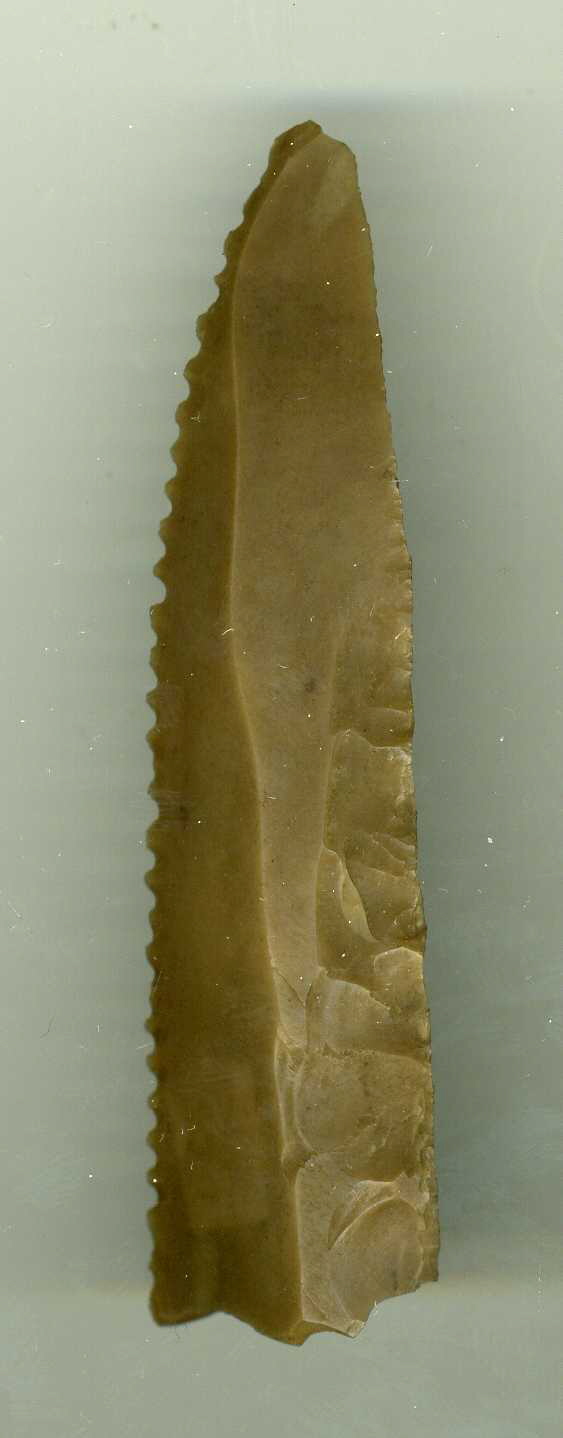 lame de silex ; élément de faucille - Louvre Collections