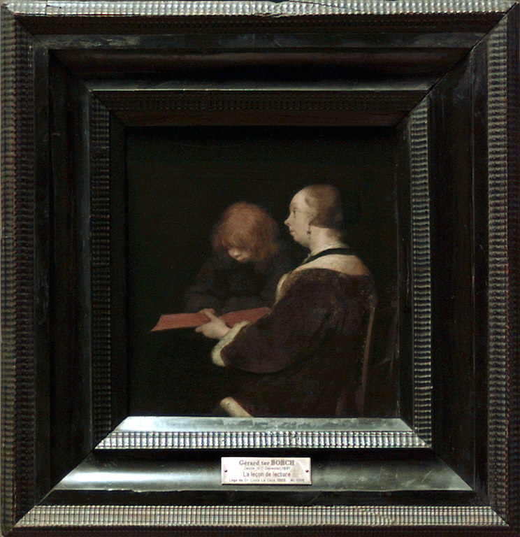 La Leçon de lecture - Louvre site des collections