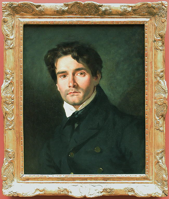 Portrait de Léon Riesener (1808-1878), peintre et cousin de l'artiste ...