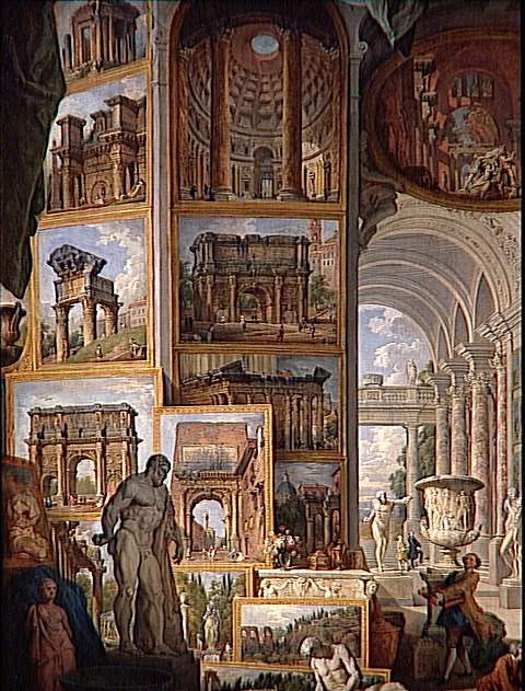 Galerie de vues de la Rome antique - Louvre site des collections