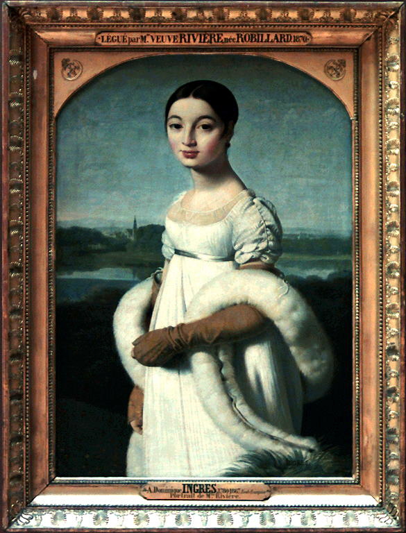 Mademoiselle Caroline Rivière - Louvre site des collections