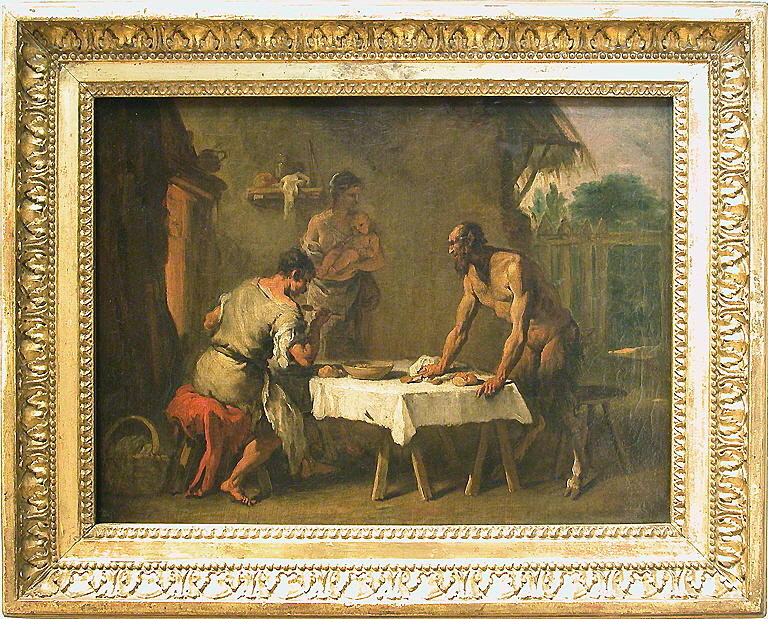 Le satyre et le paysan - Louvre site des collections