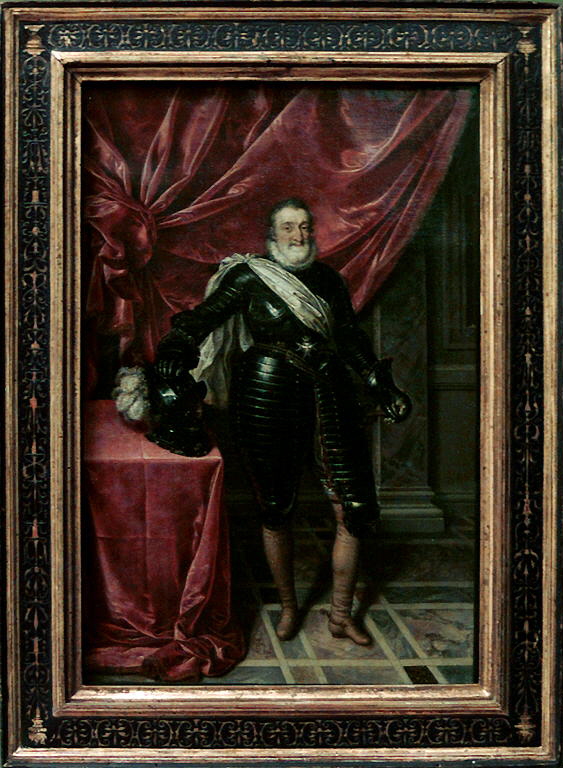 Portrait de Henri IV (1553-1610), roi de France, en armure - Louvre ...