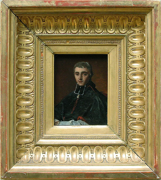 Portrait de l'abbé de Bonald (1816) - Louvre site des collections